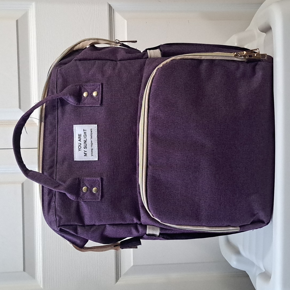 Young Vogue Backpack "You Are My Sunlight" Diaper Bag… - Gem